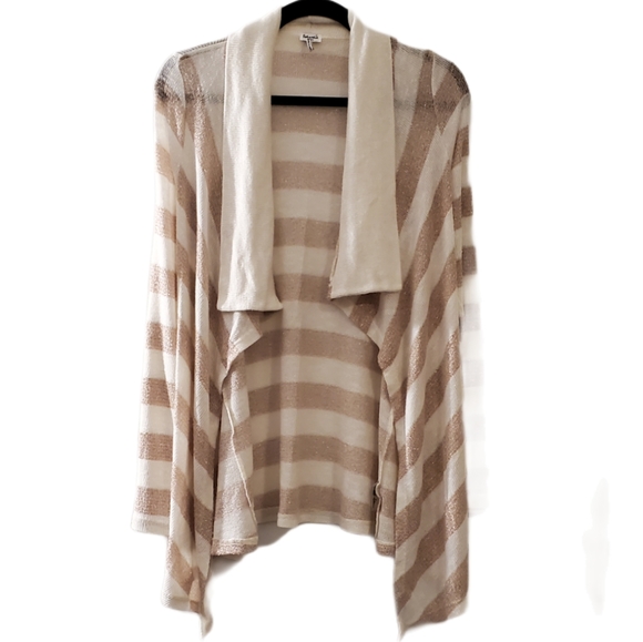 Splendid | Sweaters | Anthropologie Splendid Ivory Rose Gold Cardigan S ...